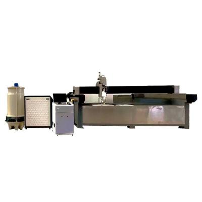 China Five Axis Waterjet/Stone CNC Engraving & Cutting Machine with PLC Motor Pump-380V/220V 15mm Max Cutting Thickness for sale