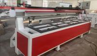 China ZEUS 45 Degree Chamfering Machine One Cutting Four Edgeing PLC Control Gear Drive Bearing Gearbox Stone Grinding 7.5kw Motor for sale