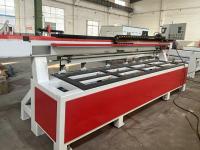 China ZEUS 45 Degree Chamfering Saw PLC Machine One Cutting One Edging Grinding Polishing Engine Motor Pump Bearing Gearbox Stone for sale