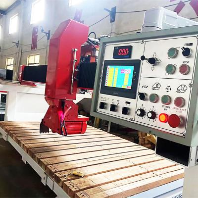 China ZEUS 3 Axis Bridge Cutting CNC Stone Machine for Marble with 3200mm Max Cutting Length Core Motor 15kw Power 1 Year Warranty for sale