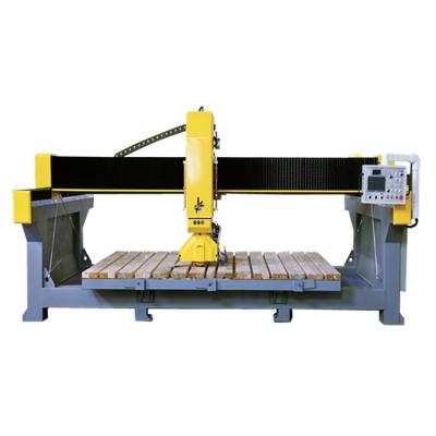 China 3 Axis 15 kW CNC Bridge Cutting Machine for Granite with Motor Customizable Stone Cutting 1500mm Max Cutting Length for sale