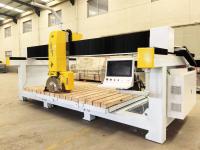 China ZEUS 5 Axis Stone CNC Bridge Cutting Machine Core Components Engine Motor Gear Pump PLC 3200mm Max Cutting Length 15KW Power for sale