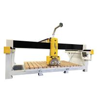 China ZEUS 5+3 Axis Bridge Cutting Machine for Marble with 3200mm Max Cutting Length 15+7.5+0.75kW Power 220V/380V CNC Remote Control for sale