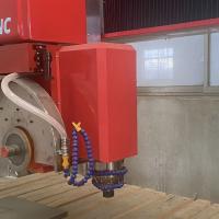 China ZEUS 5+3 Axis CNC Italian Motor Stone Cutting Bridge Machine 3200mm Max Cutting Length for Granite Processing Long Service Life for sale