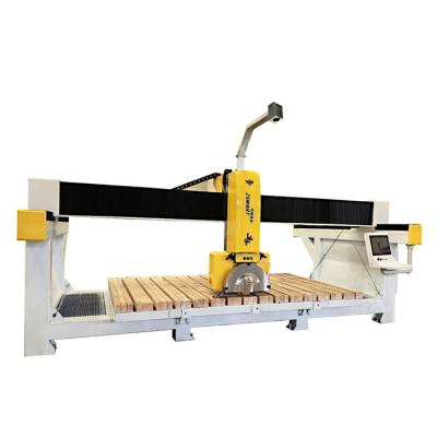 China ZEUS 5 Axis Bridge Cutting Machine for Marble CNC 5+3 Axis Motor Core 380V/220V Compatible 15kw Power for sale