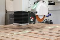 China 4+3 AXIS CNC STONE CUTTING MACHINE 15KW+7.5KW 3200*2000MM SAVE MONEY ,FREE  AFTER SALES TRAINING ,CUSTOM LOGO ,CHAMFER 45 DEGREE ,SPINDLE ,CAMERA ,TWO SUCTIONS ,SAW BLADE ,TABLE TILT 85 DEGEEE for sale