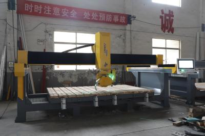 China 4+1 AXIS 15KW+7.5KW CNC STONE CUTTING MACHINE MARBLE QUARTZ GRANITE 3200*2000MM 220V/380V FREE  AFTER SALES TRAINING CUSTOM LOGO CHAMFER 45 DEGREE SPINDLE BLADE TABLE TILT 85 DEGEEE SAVE MONEY CHEAP for sale
