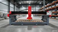 China 3 AXIS 15 KW BRIDGE STONE CUTTING MACHINE GRANITE marble quartz porcelain sintered CUSTOMIZABLE CNC CUTTER 3200*2000MM 220V/380V STRAIGHT CUT 45 DEGREE CHAMFER 85 DEGREE TILT plc SYSTEM OPERATE EASY for sale