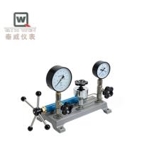 China Oil Pressure Calibration Bench 6MPa -80Kpa Vacuum Gauge Calibrator for sale