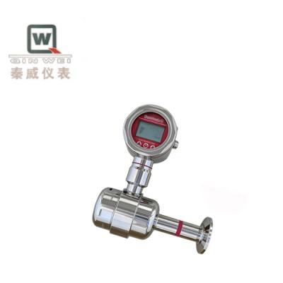 China Flush Diaphragm Level Transmitter Sanitary Tri Clamp Hygienic Food Pharmaceutical Tank Level Sensor 4-20mA for sale
