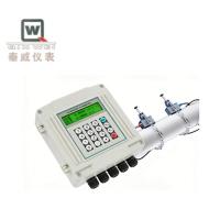 China Wall Mounted Ultrasonic Flowmeter Clamp On External Ultrasonic Flow Meter for sale