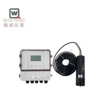 China Portable Doppler Ultrasonic Flowmeter Wall Mount With Aluminum Alloy Housing for sale