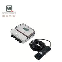 China Portable Doppler Ultrasonic Flowmeter Wall Mount Aluminum Housing for sale