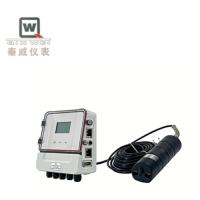 China Portable Doppler Ultrasonic Flowmeter Wall Mount Aluminum Housing for sale