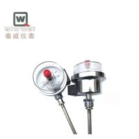 China Electric Contact Bimetallic Thermometer 2.5inch Mechanical Display for sale
