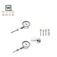 China Thermowell Type Bimetallic Thermometer For Petrochemical Industry for sale