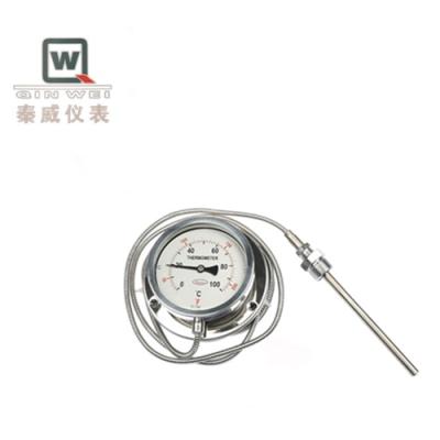 China Stainless Steel Pressure Type Thermometer Anti Corrosion For HVAC Services for sale