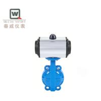 China 304 Stainless Steel Pneumatic Butterfly Valve Actuator DN100 for sale