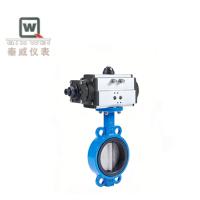 China 304 Stainless Steel Pneumatic Butterfly Valve Actuator DN100 for sale