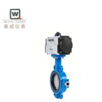 China 304 Stainless Steel Pneumatic Butterfly Valve Actuator DN100 for sale