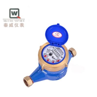 China ABS Plastic Waterproof Water Meter Highly Sensitive Rotor Water Meter IP68 for sale