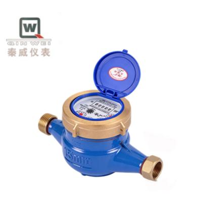 China Cast Iron Dry Type Water Meter Anti Freezing Anti Fogging Rotary Wing Digital Water Meter for sale