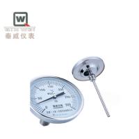 China Axial Bimetallic Thermometer Easy Reading Durable Bi Metal Coil Thermometer for sale