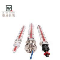 China Bottom Mounted Magnetic Liquid Level 24V DC / 220V AC Magnetic Flap Level Gauge for sale