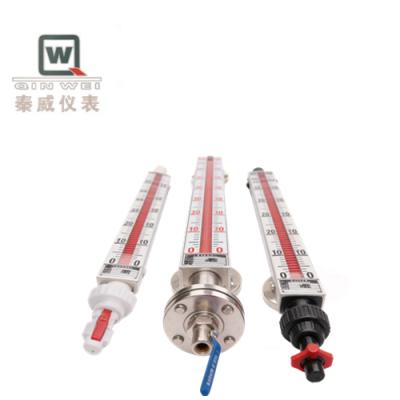 China Bottom Mounted Magnetic Liquid Level 24V DC / 220V AC Magnetic Flap Level Gauge for sale