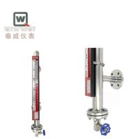 China Safety IP65 Magnetic Liquid Level Titanium Material Magnetic Flap Level Gauge for sale