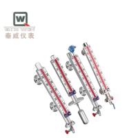China Stainless Steel Magnetic Float Type Level Gauge Hygienic Flap for sale