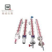 China Stainless Steel Magnetic Float Type Level Gauge Hygienic Standard Magnetic Flap Level Gauge for sale