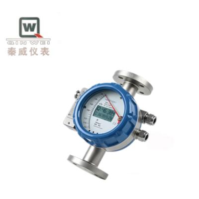 China High Pressure Metal Tube Float Type Flowmeter Vertical Mounting With Upward Flow for sale