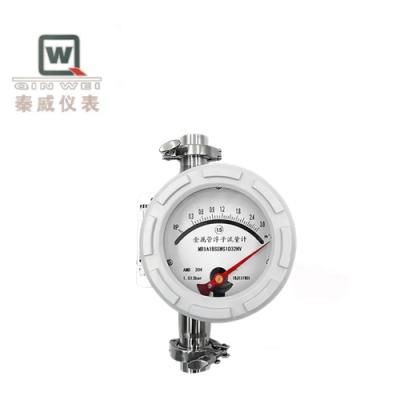 China Sanitary Stainless Steel Float Type Flowmeter Easy Clean Quick Installation for sale