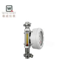 China Sanitary Stainless Steel Float Type Flowmeter Easy Clean Quick Installation for sale