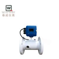 China Modular Clamp On Ultrasonic Flowmeter / High Temperature Ultrasonic Flow Meter for sale