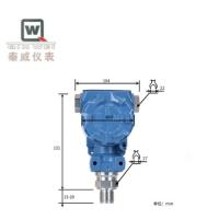 China 3051 High-Precision Stainless Steel Industrial Pressure Transmitter 0.3 - 10000 PSIA 4 - 20mA IP67 for sale