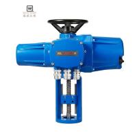 China Linear Electric Actuator 50 kN Thrust 100 mm Stroke for Globe Control Valves for sale
