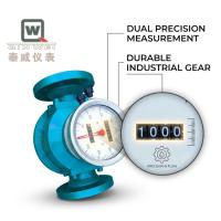 China Sanitary Stainless Steel Oval Gear Flowmeter Tri Clamp 316L For Food Beverage CIP Dosing for sale