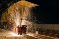 China 25000kg Dual Purpose Railway Welding Vehicle 1435mm 20km/H HTRR207 for sale