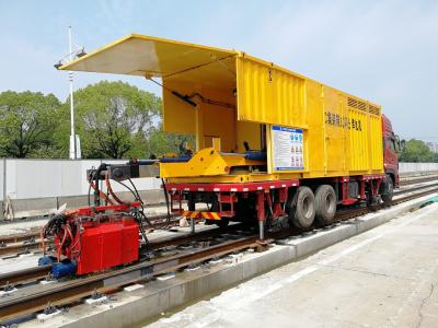 China 25000kg Dual Purpose Railway Welding Vehicle 1435mm 20km/H HTRR207 for sale