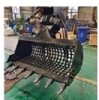 China Rotary Tilt Sieve Tilt Bucket For Excavator Rotated 360 Degrees 45 Degrees for sale