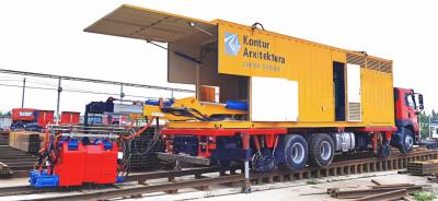 China HTRR207 Dual Purpose Rail Welding Car Railway 20km/H 25000kg for sale