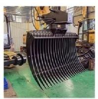 China Rotary rake can be rotated 360 degrees, multi-angle operation for sale