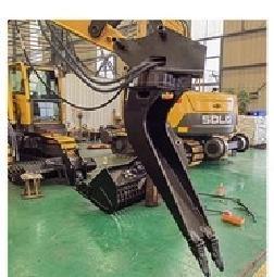 China 360° Slag Hopper Rotary Excavator Ripper Mechanical Clean The Bottom Of The Rail Slab Stone. for sale