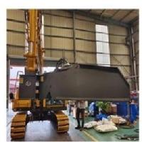 China Adjusted Cleaner  Slope Bucket High Strength Alloy Plate Material for sale
