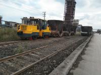China HTRR110 type rail-road tractor integrated body, steel wheel drive can be customized for sale