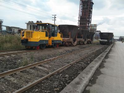 China HTRR110 type rail-road tractor integrated body, steel wheel drive can be customized for sale