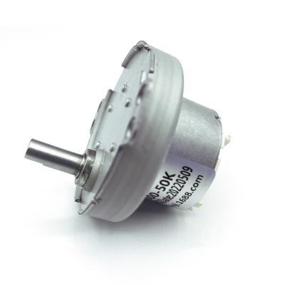 China FT-49OGM500 Excellent Quality Big Torque High Efficiency Silent 5v6v12v 24v Mini Slow Speed Rpm Spur Gear motor for sale