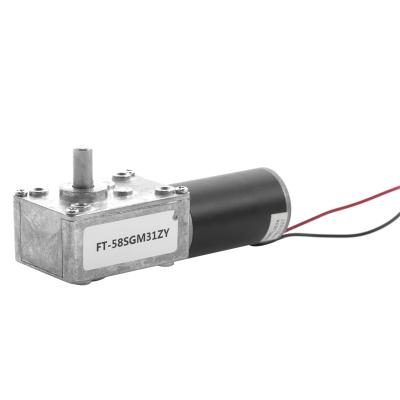 China 12v 24v DC Worm Gear Motor Reducer Gear Box Motor For Intelligent Electrical Appliances Motor for sale